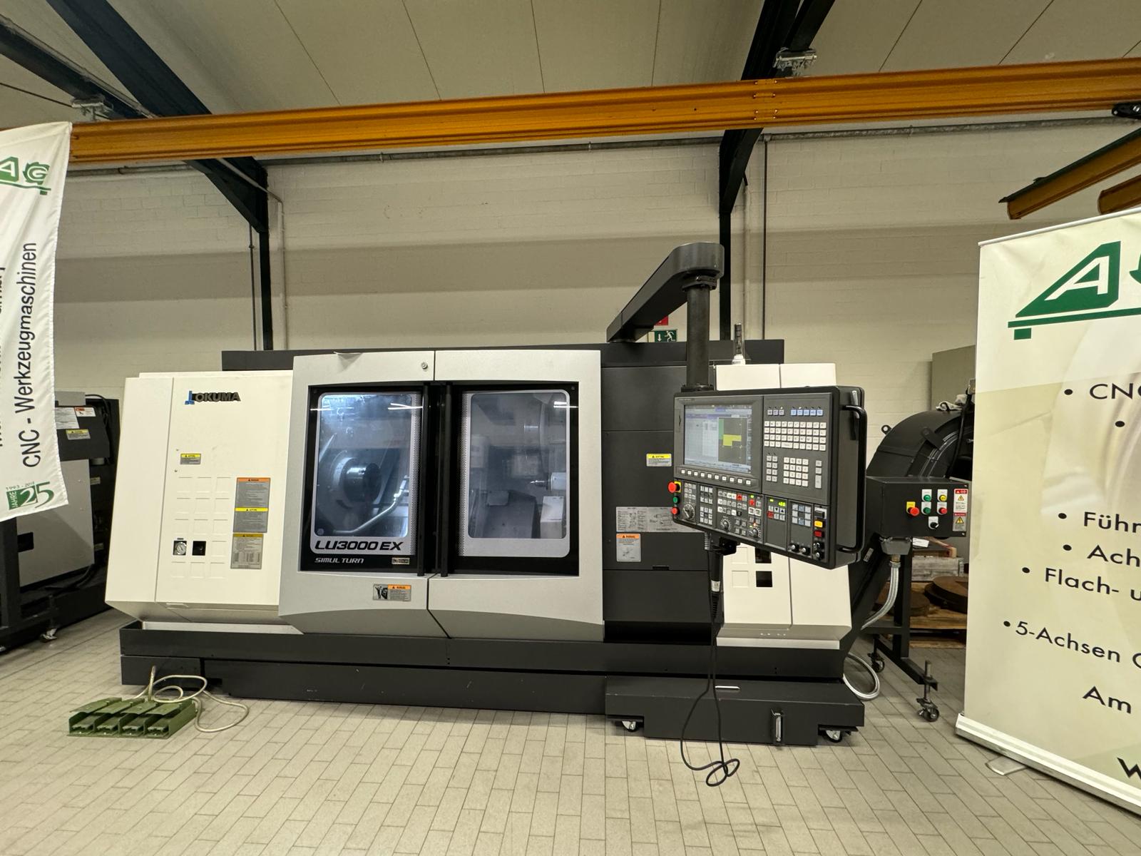 CNC Drehmaschine Okuma LU 3000 M2SC 1000 / Vorführmaschine - Aloysius ...